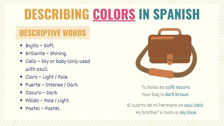 A Guide to Colors in Spanish | Everything You Need to Know