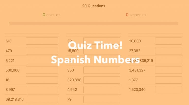 Numbers in Spanish: Count 0 to 1 Billion (and Beyond)