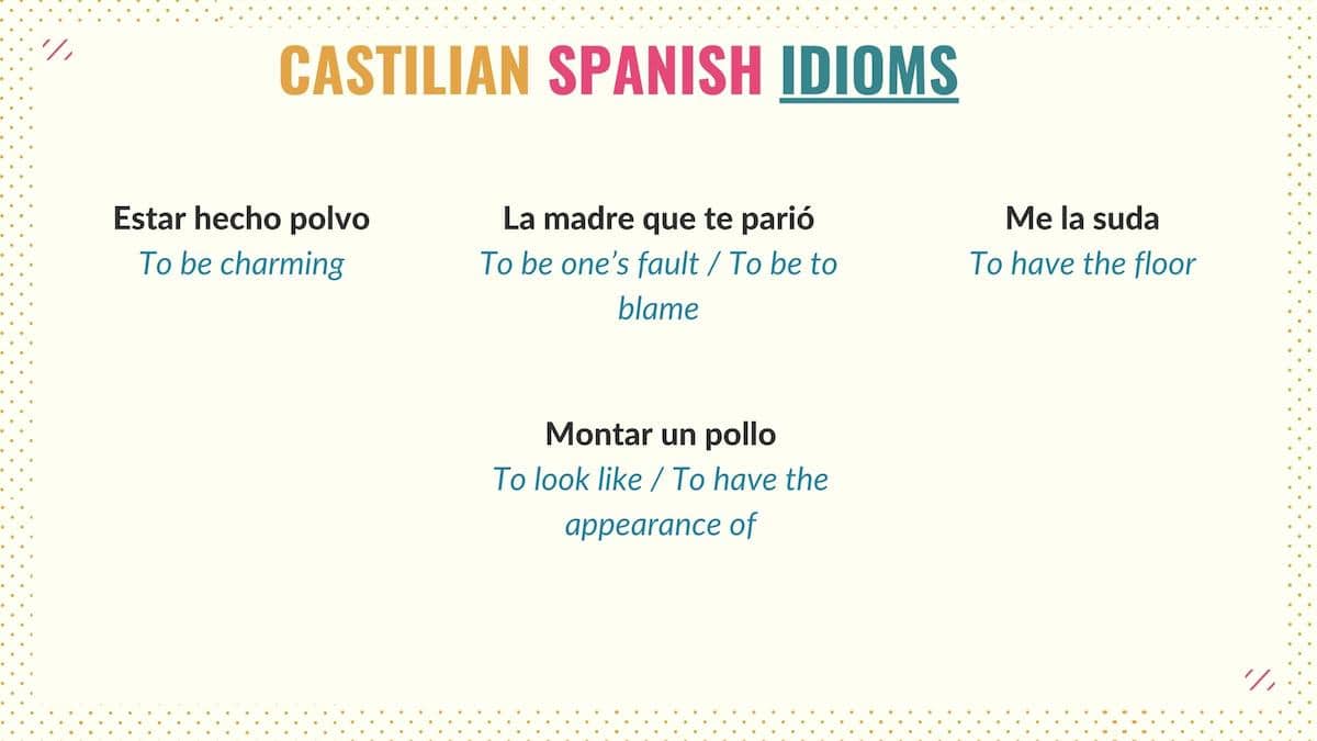 36 Easy & Popular Spanish Idioms You Need to Know