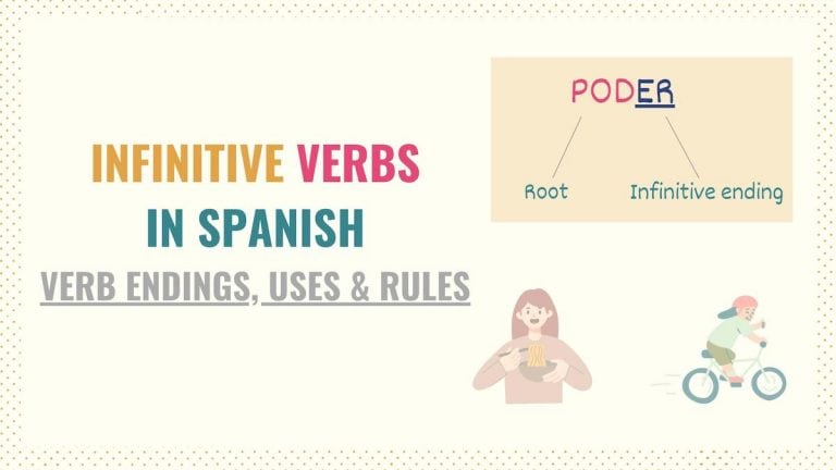 Infinitive Verbs in Spanish: Verb Endings, Uses & Rules
