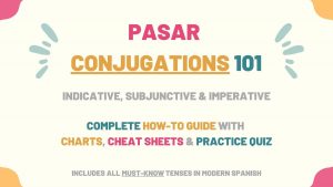 Pasar Conjugation 101: Conjugation Pasar in Spanish - Tell Me In Spanish