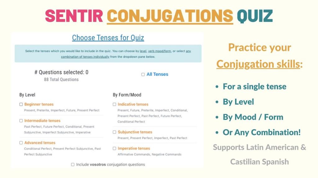 Sentir Conjugation 101: Conjugate Sentir In Spanish - Tell Me In Spanish