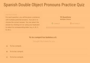 Double Object Pronouns in Spanish: Guide, Chart & PDF
