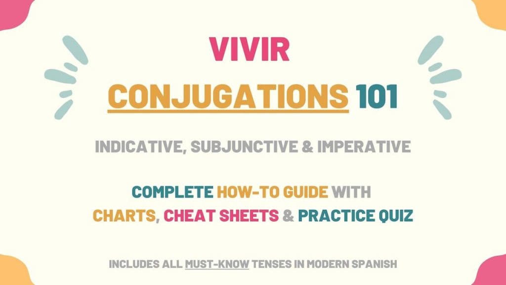 Vivir Conjugation 101: Conjugate Vivir In Spanish - Tell Me In Spanish