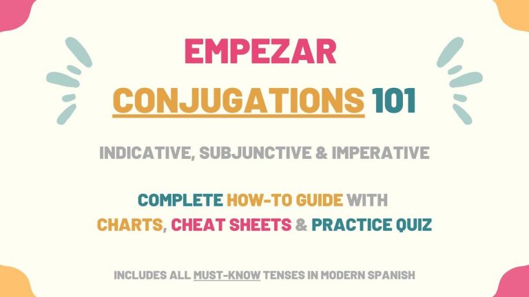 Empezar Conjugation 101: Conjugate Empezar In Spanish