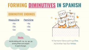 Spanish Diminutive Guide: Spanish Ita & Ito Words - Tell Me In Spanish