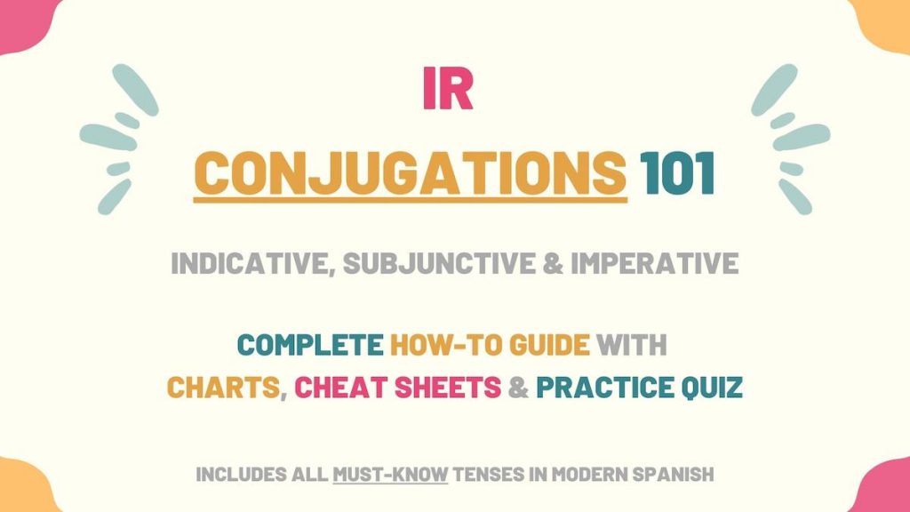 Ir Conjugation 101: Conjugate Ir in Spanish - Tell Me In Spanish