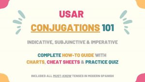 Usar Conjugation 101: Conjugate Usar In Spanish - Tell Me In Spanish