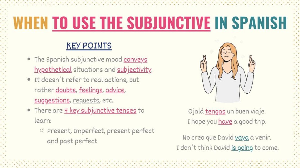A Simple Guide to Master the Spanish Subjunctive - Tell Me In Spanish