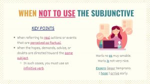 A Simple Guide to Master the Spanish Subjunctive - Tell Me In Spanish